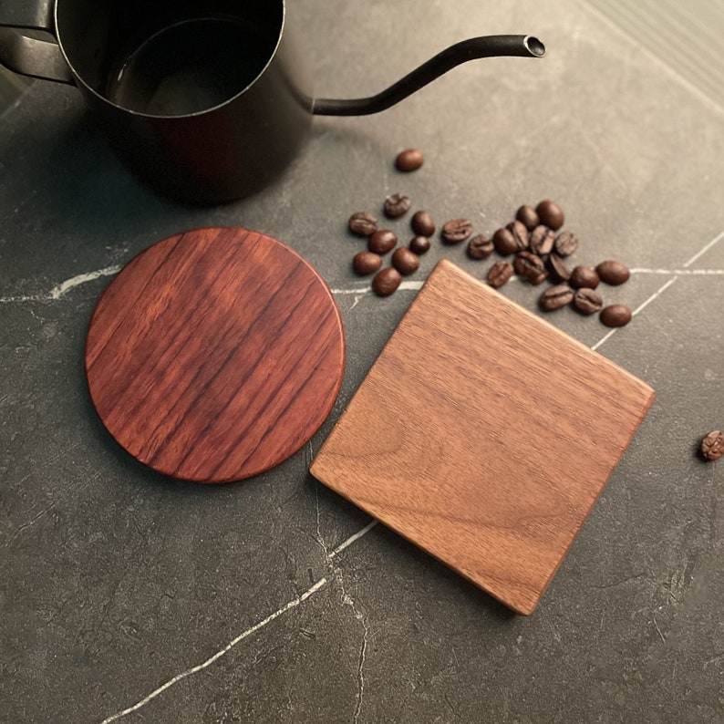 Map Coasters Custom Map Coasters Square Map Coasters - Etsy