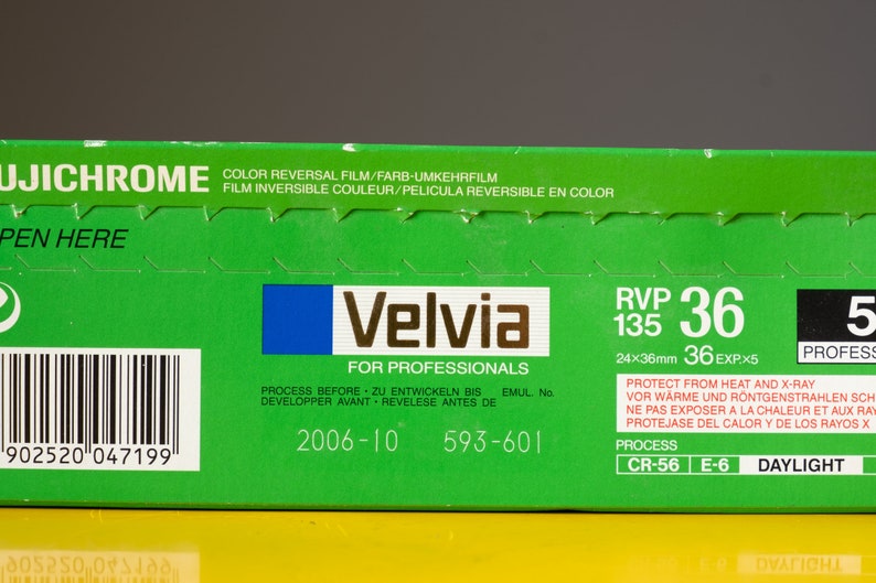 X5 Expired Fuji Velvia Color 35mm Kamera Film ISO 50 Umkehr / - Etsy.de