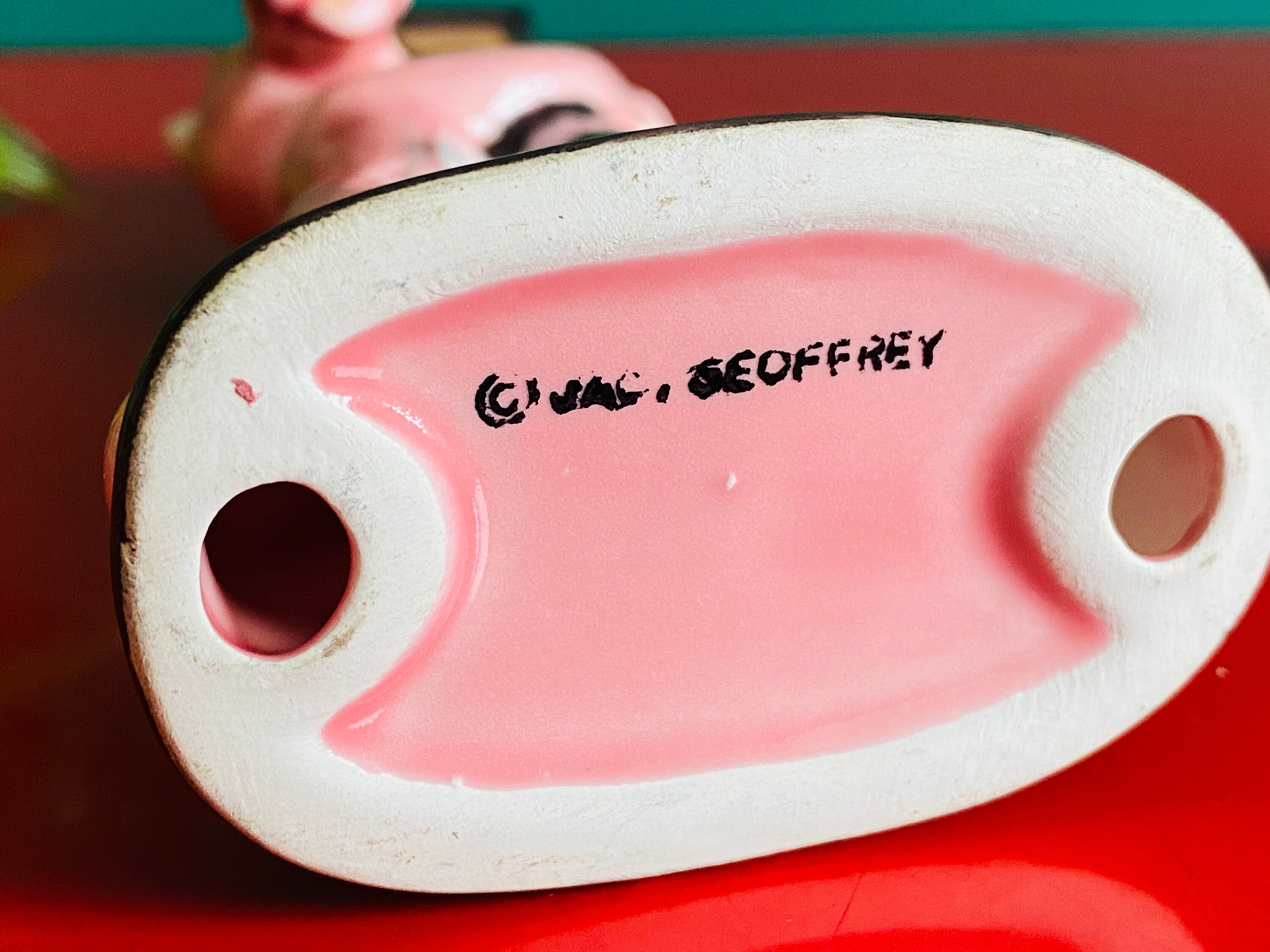 Vintage Pink Panther Ceramic Figurine Ornament 1982 United - Etsy UK