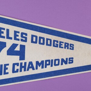 Vintage Los Angeles Dodgers 1974 National League Champions Vintage ...