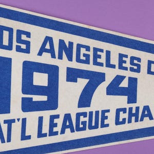 Vintage Los Angeles Dodgers 1974 National League Champions Vintage ...