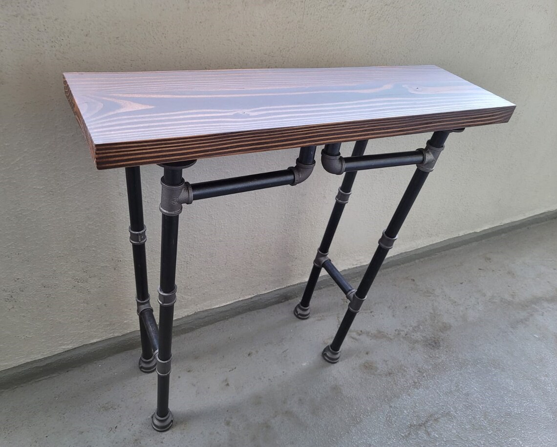 Dining stable table legs Stable table legs Iron pipe table | Etsy