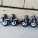 Set of 4 Wheels With a Diameter of 2 Designed for Pipes 1 With Swivel ...