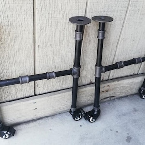 Table Legs With Wheels 2" and 4 Locking Mechanisms,coffee Table Legs ...