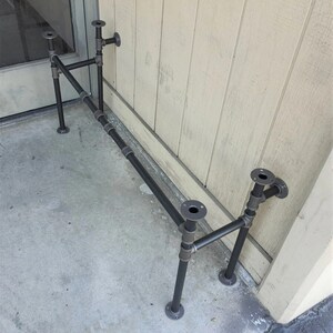 Farmhouse Sink Frame: Black Iron Pipe, Rustic DIY Base - Etsy