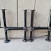 Black Industrial Pipe Table Legsrustic Pipe Legs Vintage - Etsy
