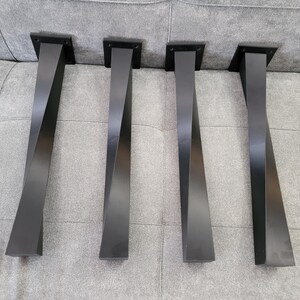4 Square Legs 2 X 2, Set of 4 Square Legs, Trendy Coffee Table Legs ...