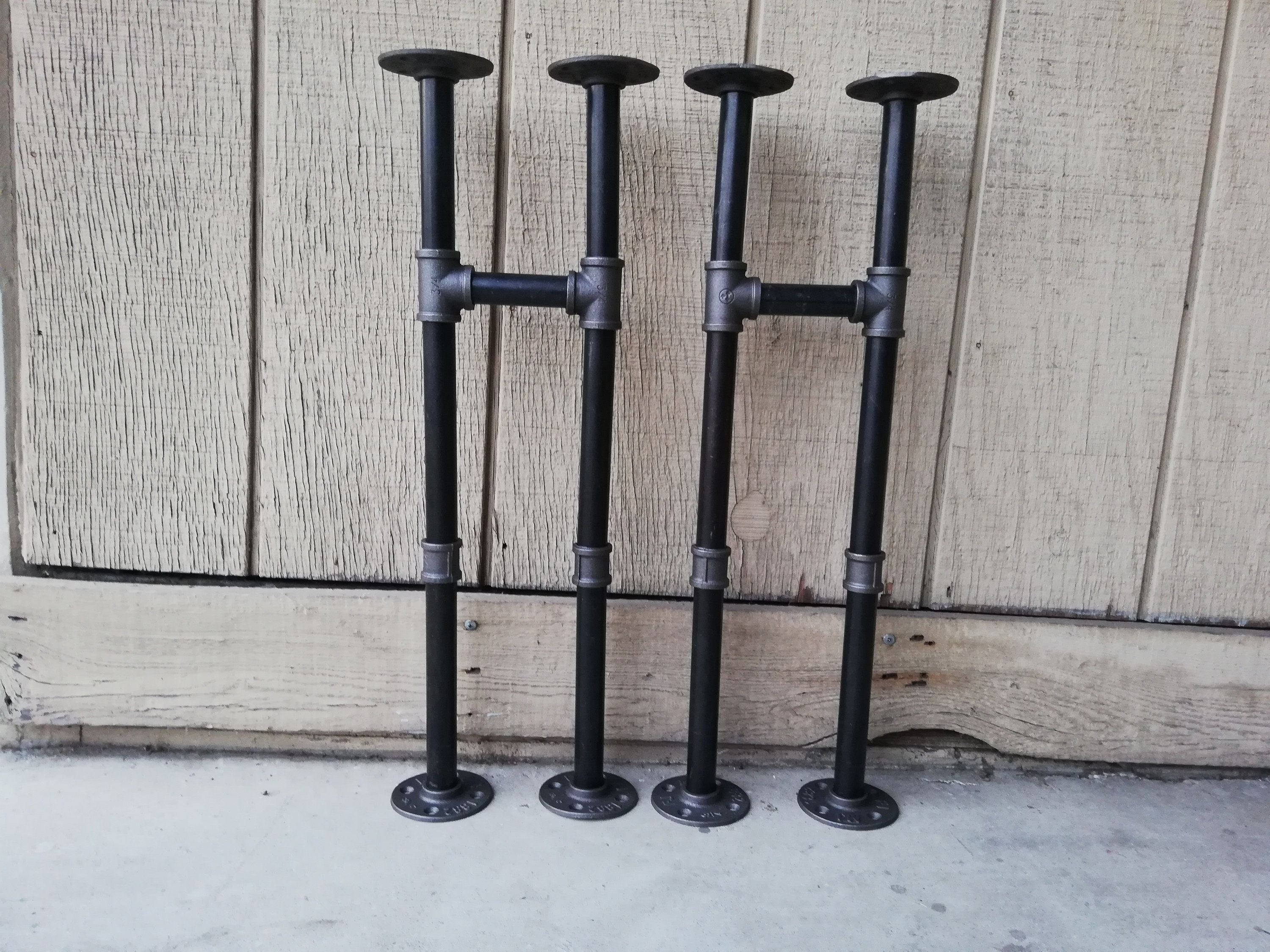 Industrial urban pipe legsRustic table legsIron pipe table | Etsy