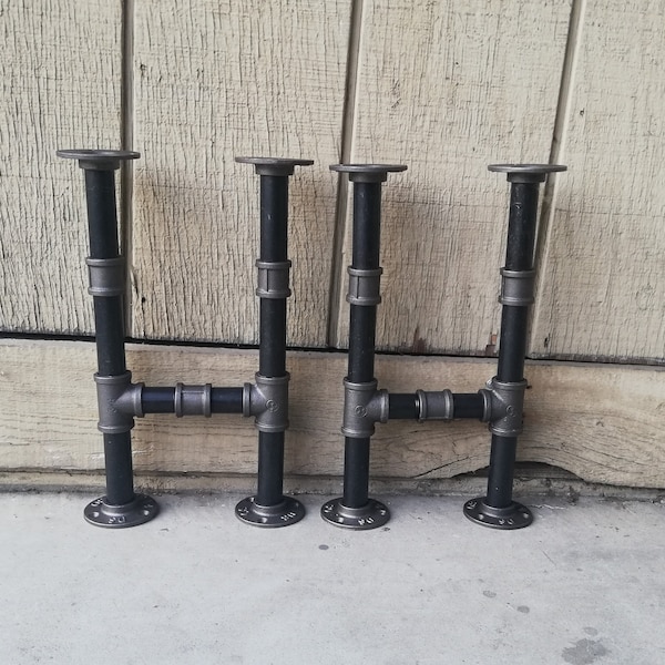 Black Iron Pipe Legs - Etsy