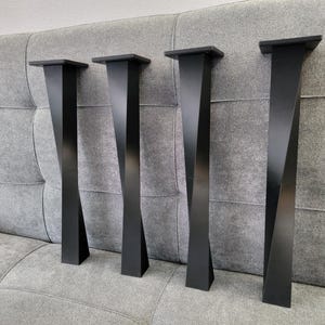 4 Square Legs 2 X 2, Set of 4 Square Legs, Trendy Coffee Table Legs ...