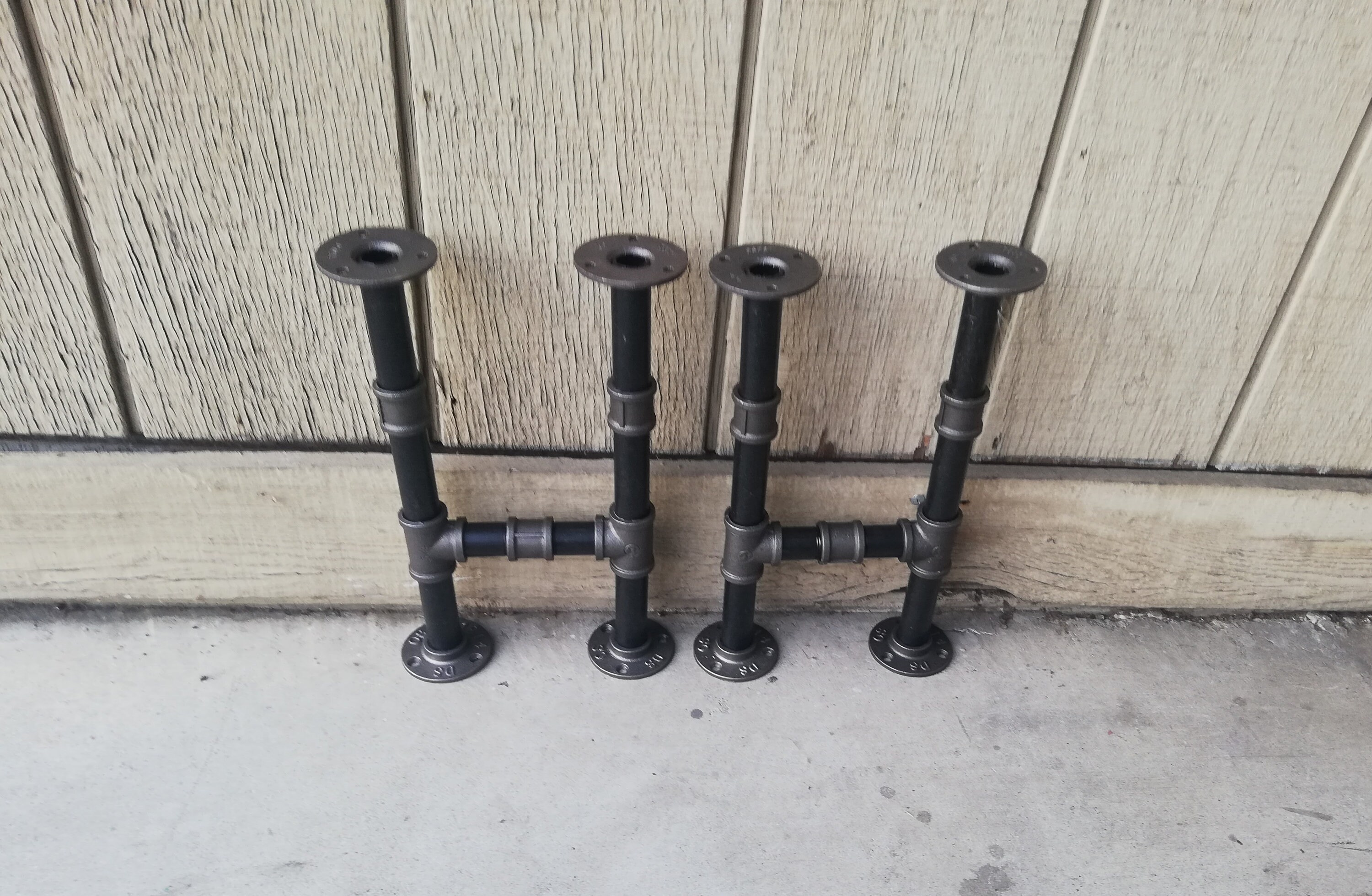 Coffee Table Legs,dining Iron Tale Legs,industrial Steel Black Pipe ...