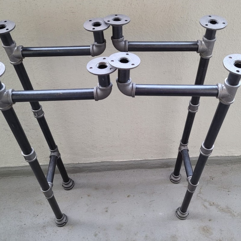 Black Iron Pipe Legs - Etsy