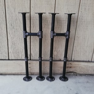 Rustic Table Legs,iron Pipe Table Legs,coffee Table Legs,metal Dining ...