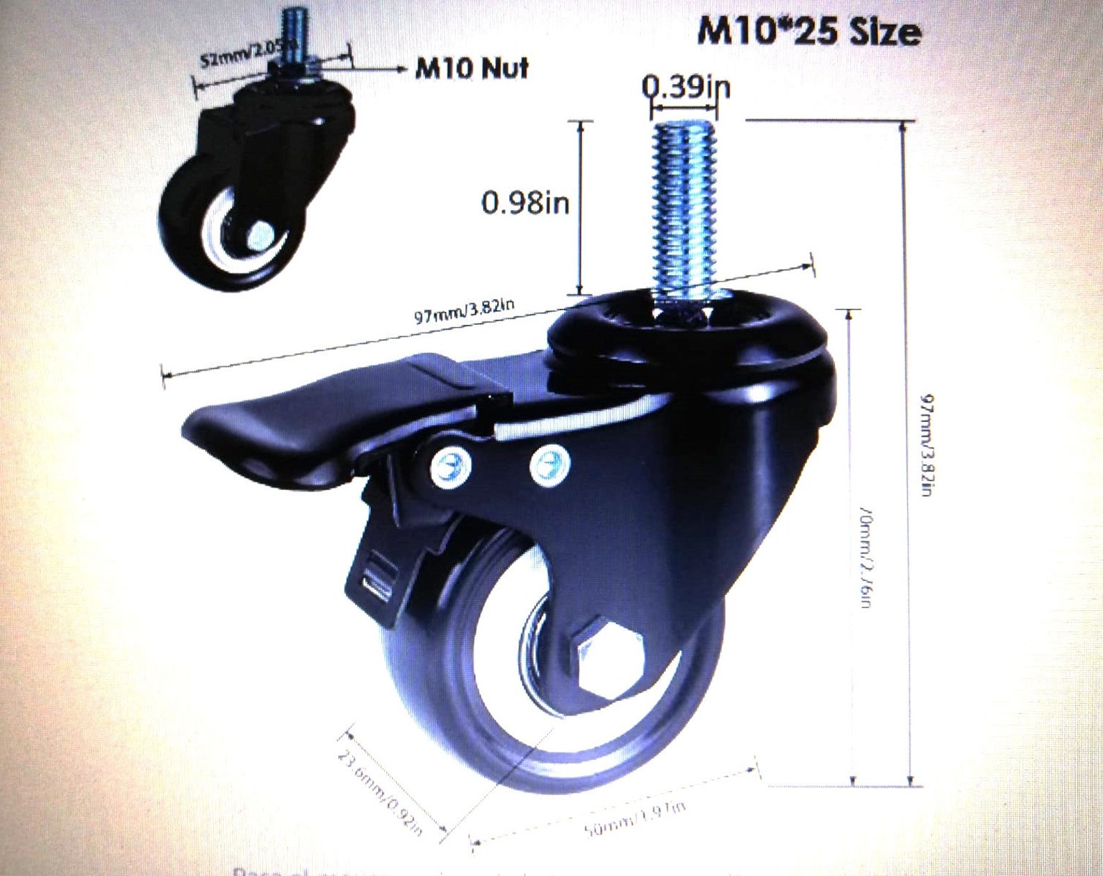 Legs With Wheels and 4 Brakesrustic Table Legs With Wheels - Etsy