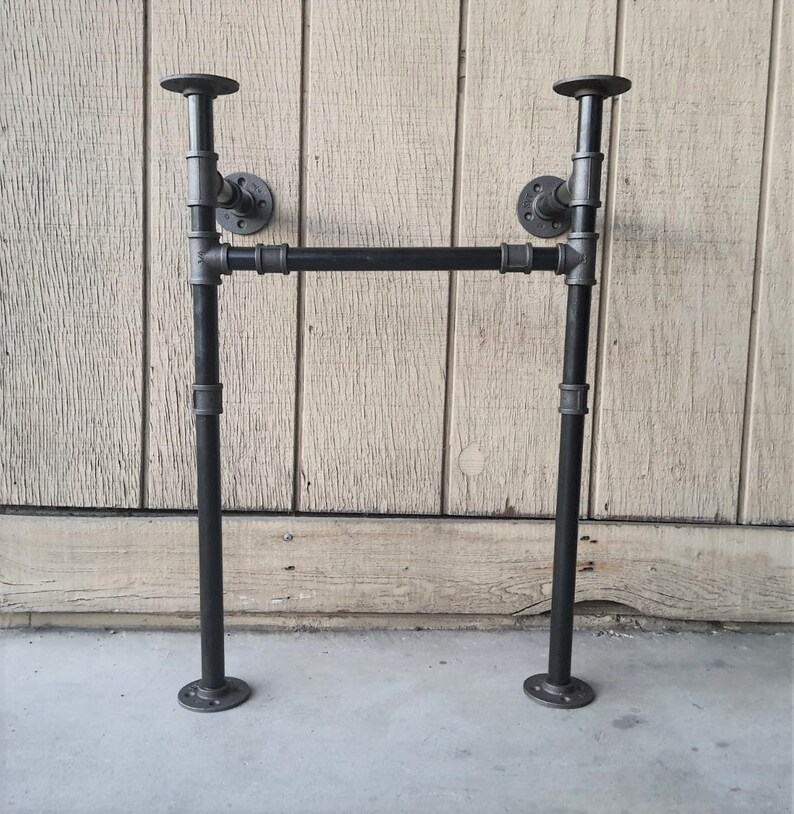 Sink Frame, Sink Support, Industrial Pipe Legs, Sink Base, Black Pipe ...