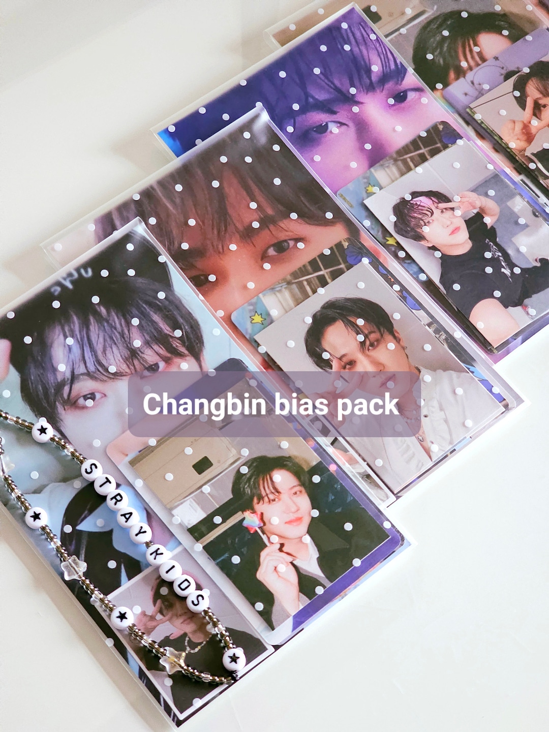 Changbin Bias Pack Stray Kids Kpop Merch Photocards Keychain Skz Kpop - Etsy
