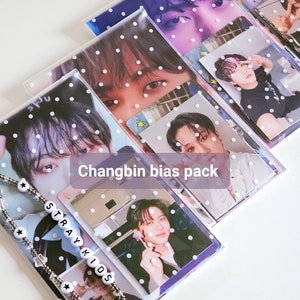 Changbin Bias Pack Stray Kids Kpop Merch Photocards Keychain Skz Kpop ...