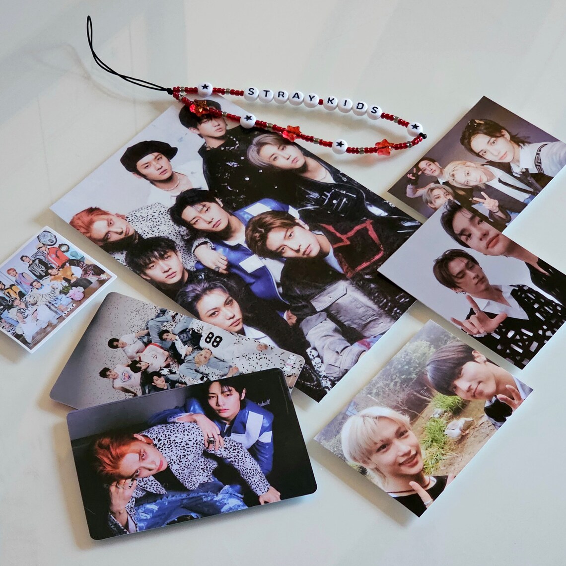 Stray Kids Photo Pack Kpop Merch Photocards Keychain Skz Kpop - Etsy