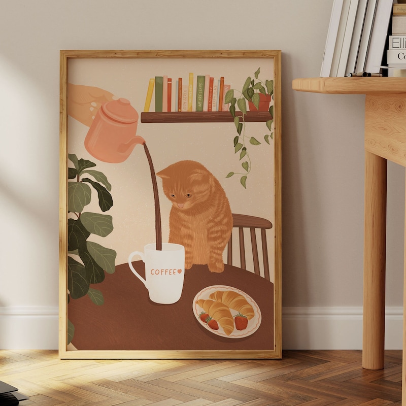 Cat Kitchen Decor - Etsy
