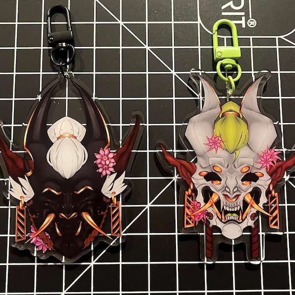 Oni Face Mask - Etsy
