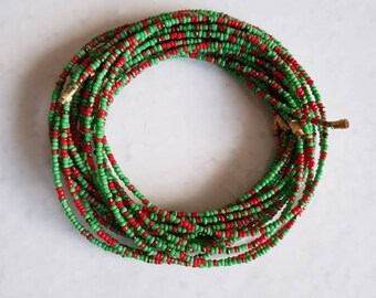 African Waist Beads Assorted Colors Belly Beads With - Etsy