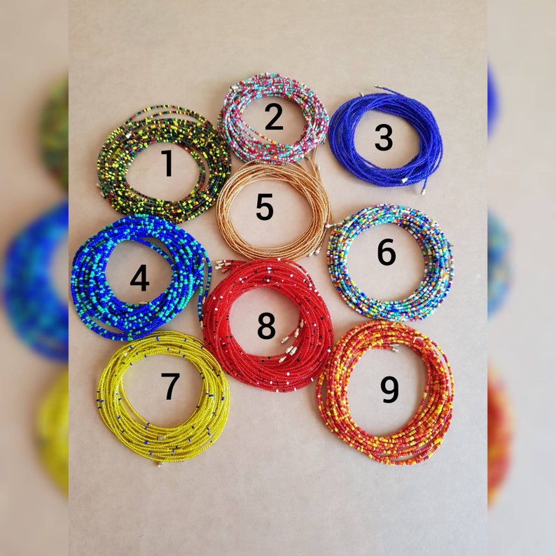 African Waist Beads African Belly Chain Waist Necklace - Etsy