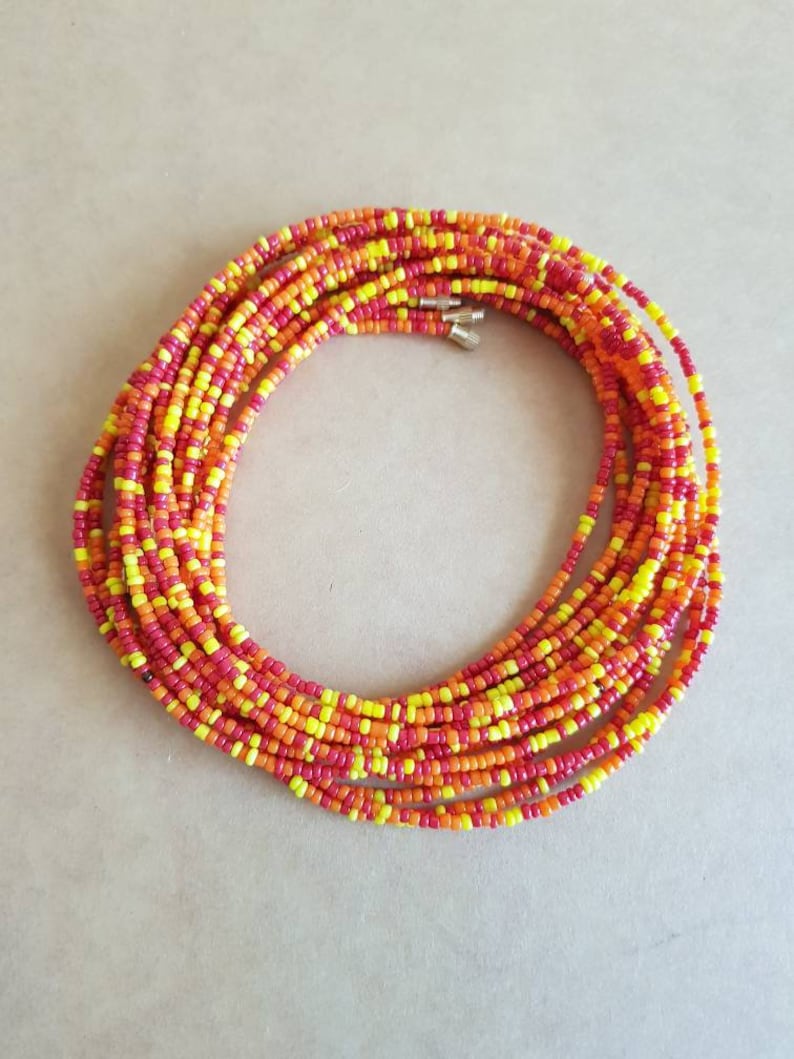 African Waist Beads African Belly Chain Waist Necklace - Etsy