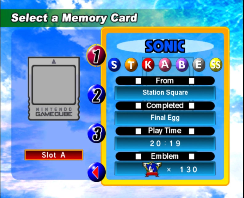 Shadow the Hedgehog Nintendo Gamecube 100% Game Save Memory Card Sonic ...