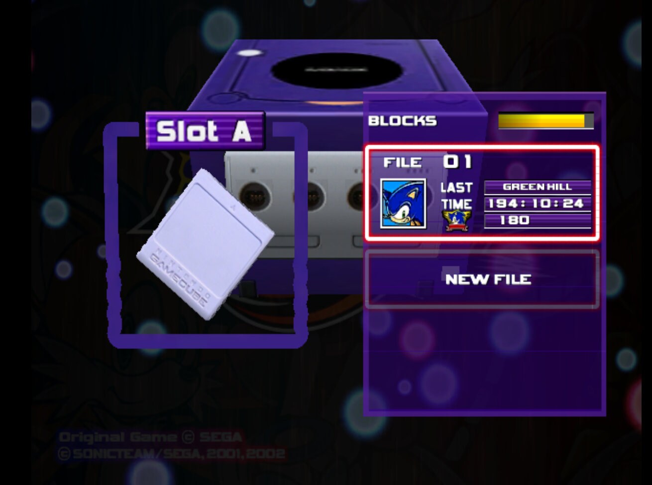 Sonic Adventure 2 Nintendo Gamecube 100% Game Save Memory Card Sonic ...