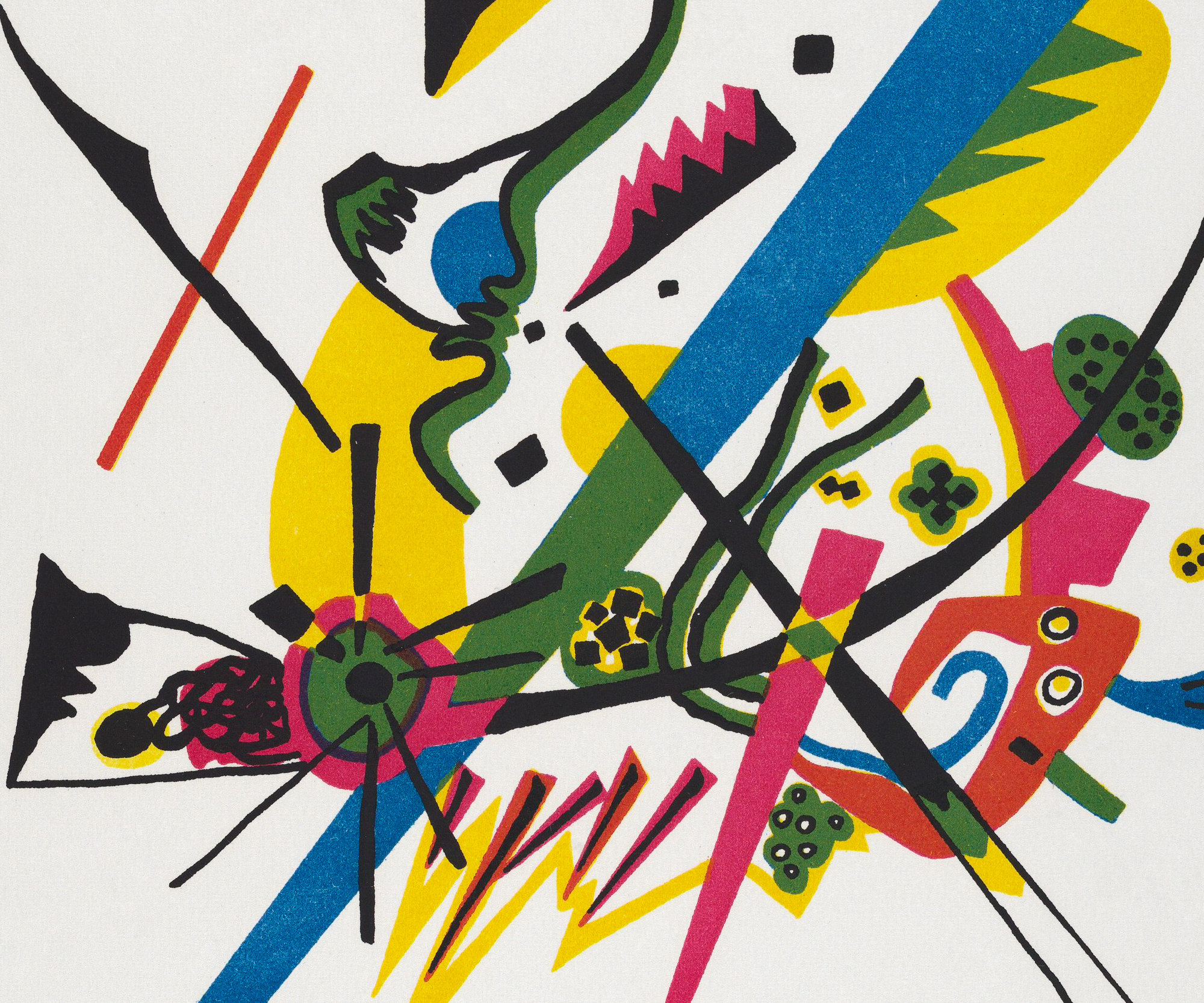 Wassily Kandinsky Abstract Painting Small Worlds I Bedroom | Etsy