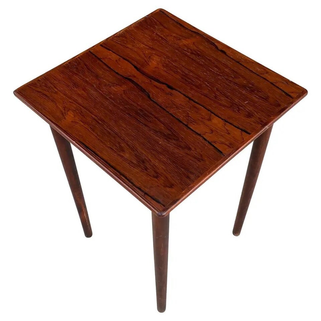 Rosewood Side Table From Norway - Etsy
