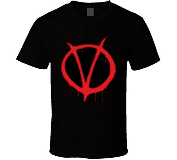 V for Vendetta Movie Symbol T Shirt - Etsy