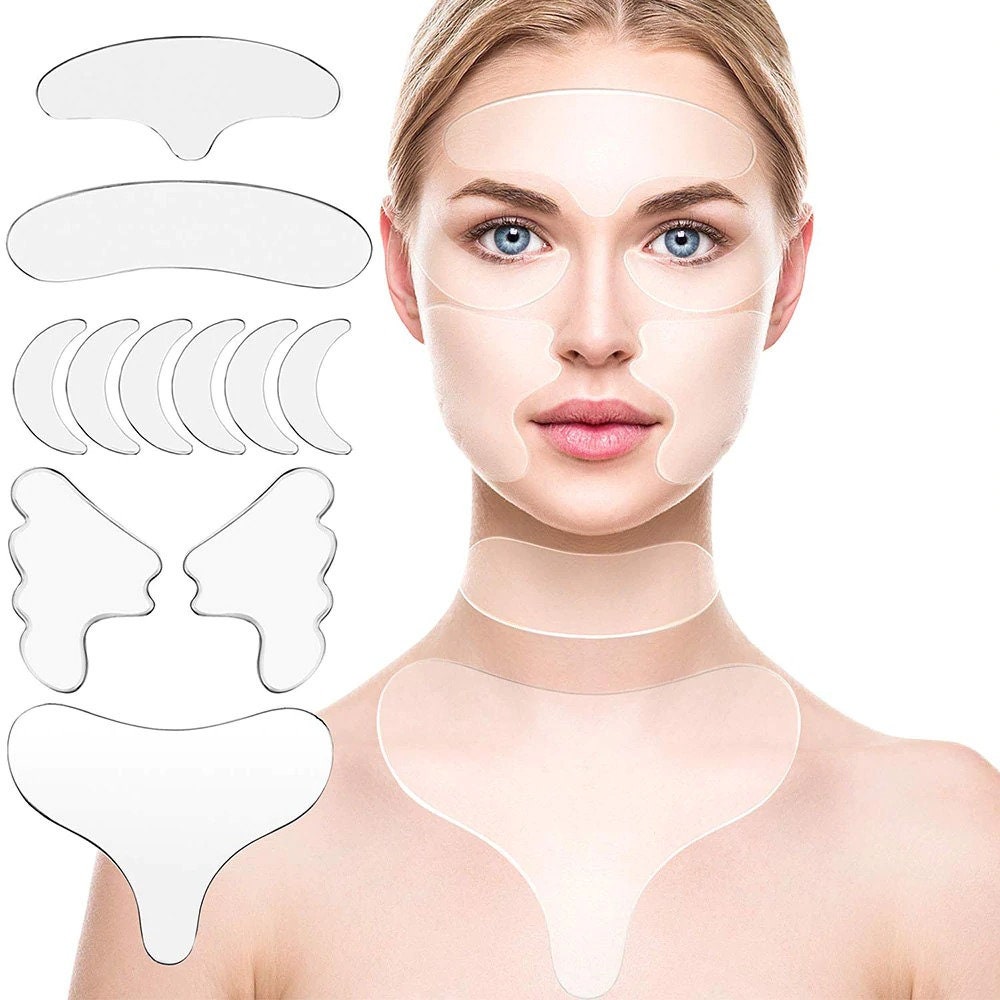 11Pcs Reusable Silicone Wrinkle Removal Sticker Face Forehead | Etsy 11Pcs Reusable Silicone Wrinkle Removal Sticker Face Forehead | Etsy