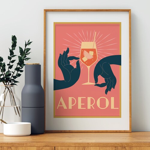 Aperol Poster Aperol Spritz Print Cocktail Poster A4 A3 - Etsy UK