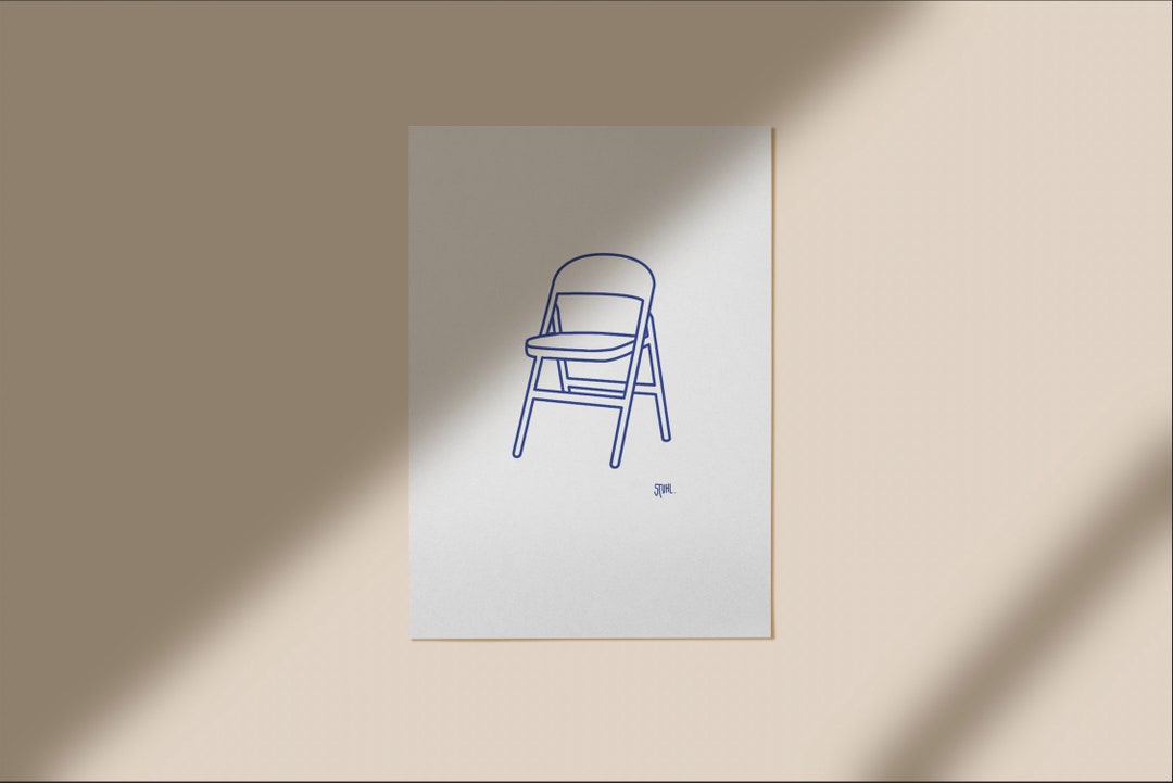 Design Chair Poster | Vitra Print | Abstract Poster A4 A3 - Etsy