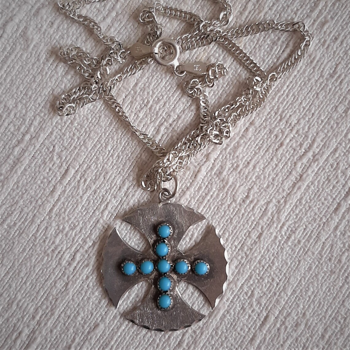 Cruz paté plata / colgante cruz plata / colgante cruz pate - Etsy España