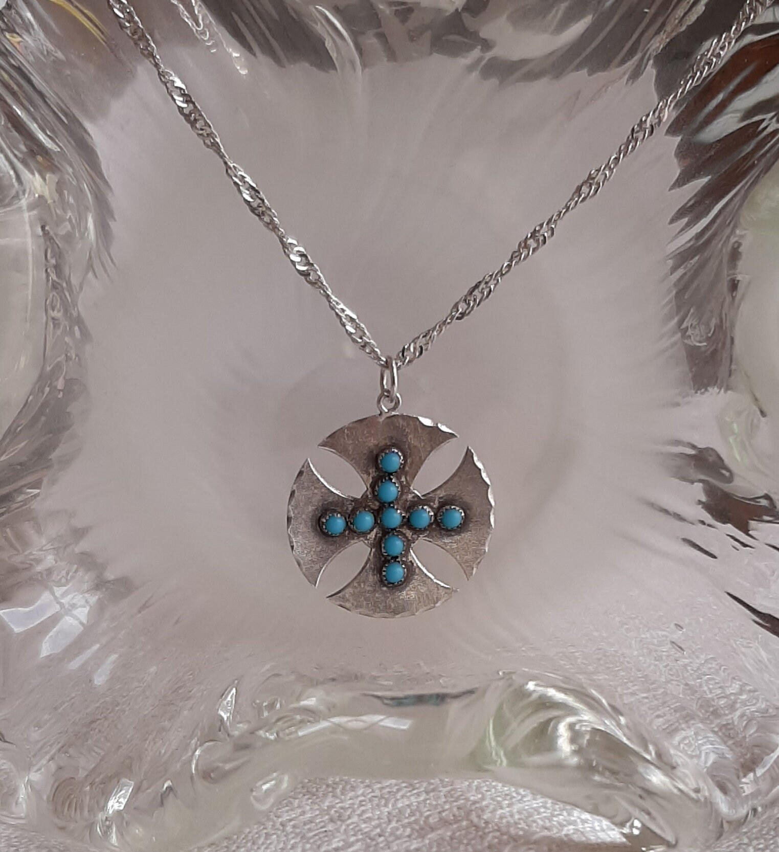 Cruz paté plata / colgante cruz plata / colgante cruz pate - Etsy España