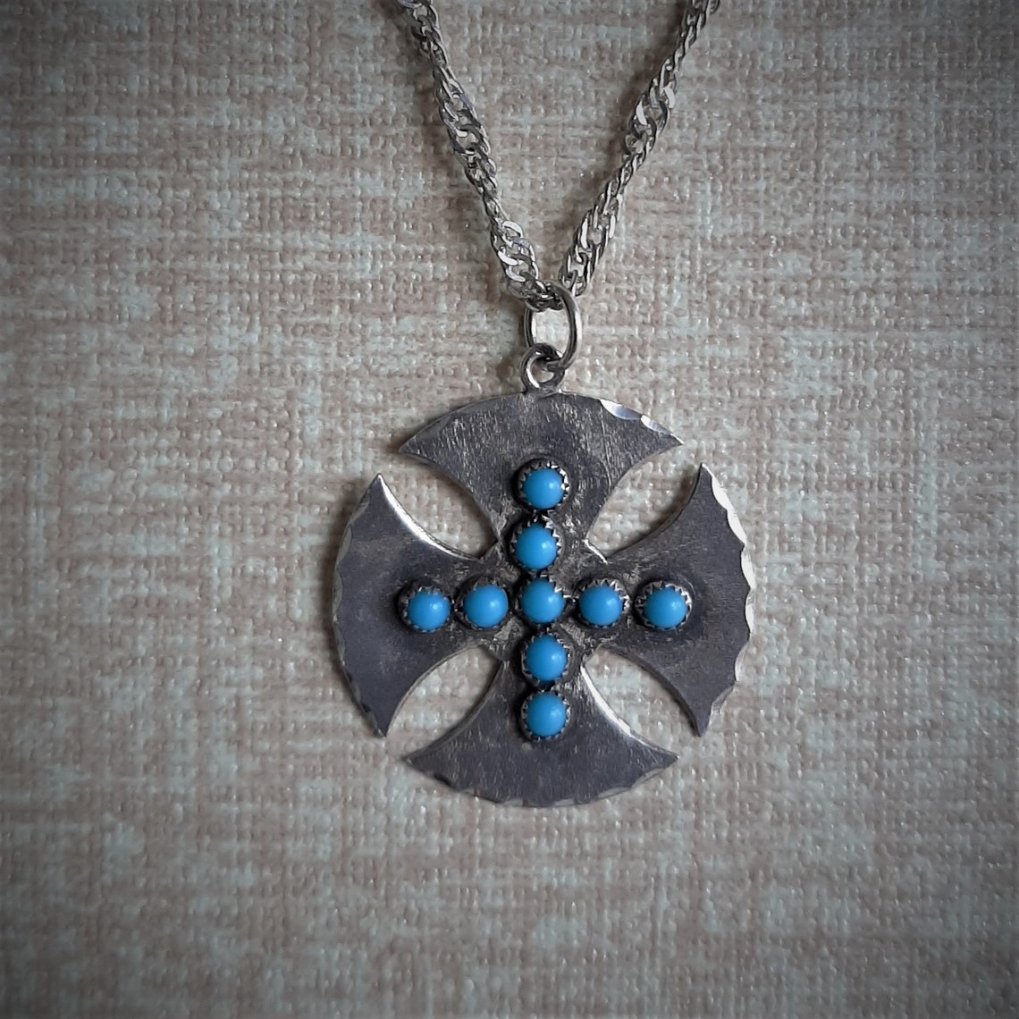 Cruz paté plata / colgante cruz plata / colgante cruz pate | Etsy