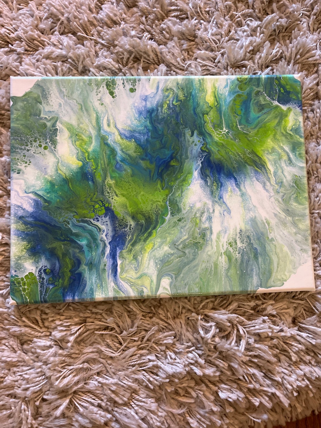 Algae Acrylic Painting - Etsy