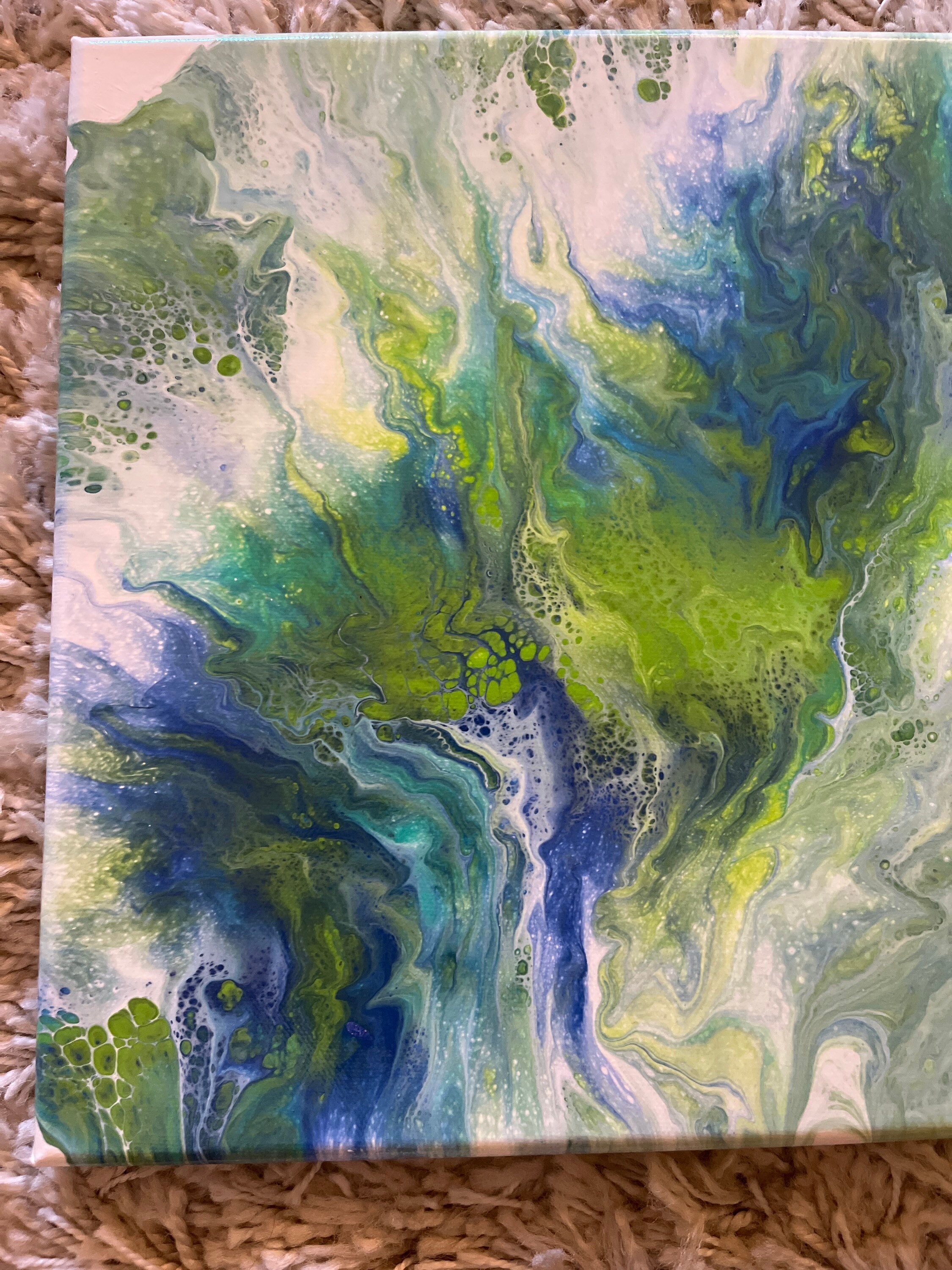 Algae Acrylic Painting - Etsy