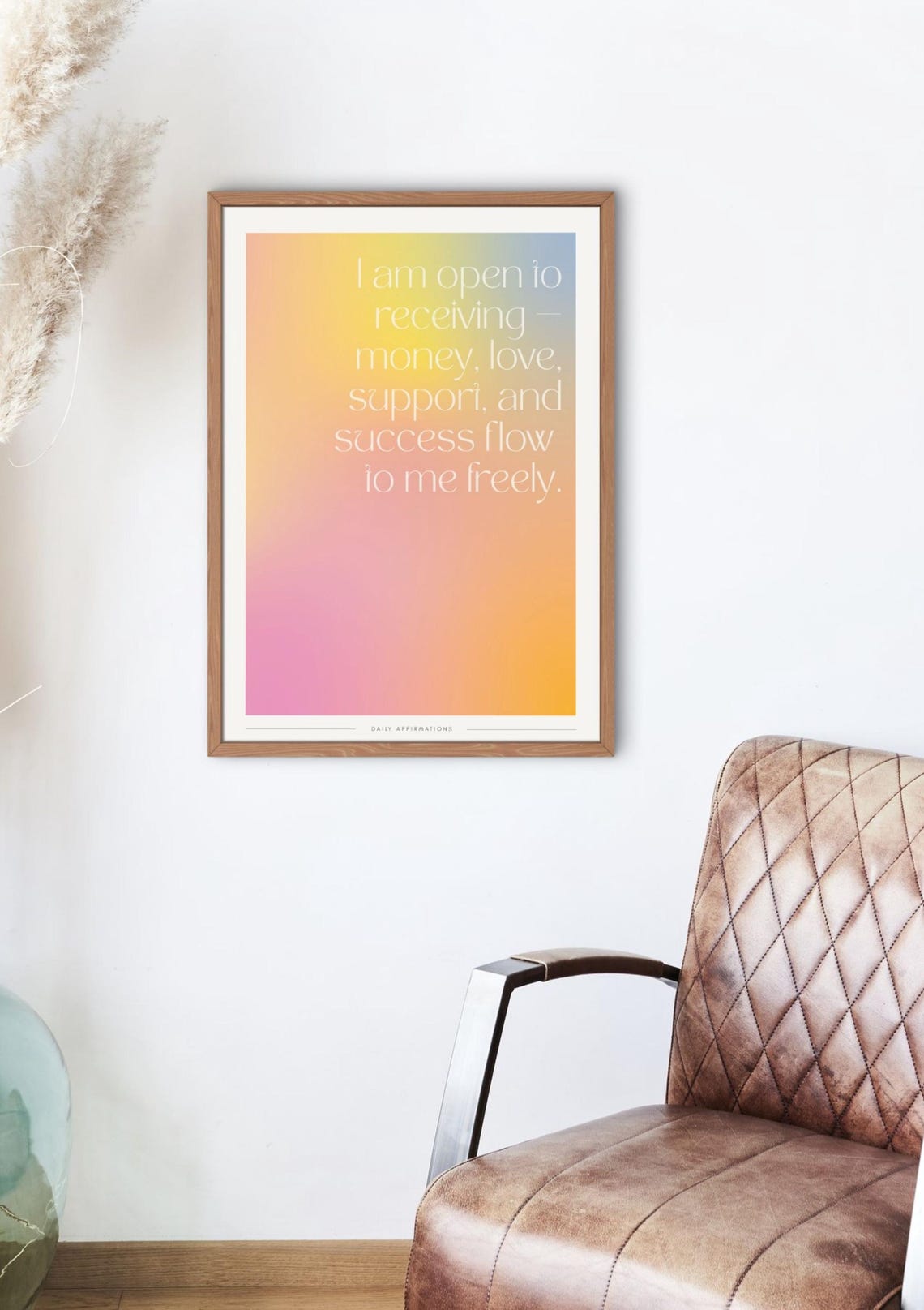 Daily Affirmations Printable • 5x Sizes Positive Affirmation Poster PDF ...
