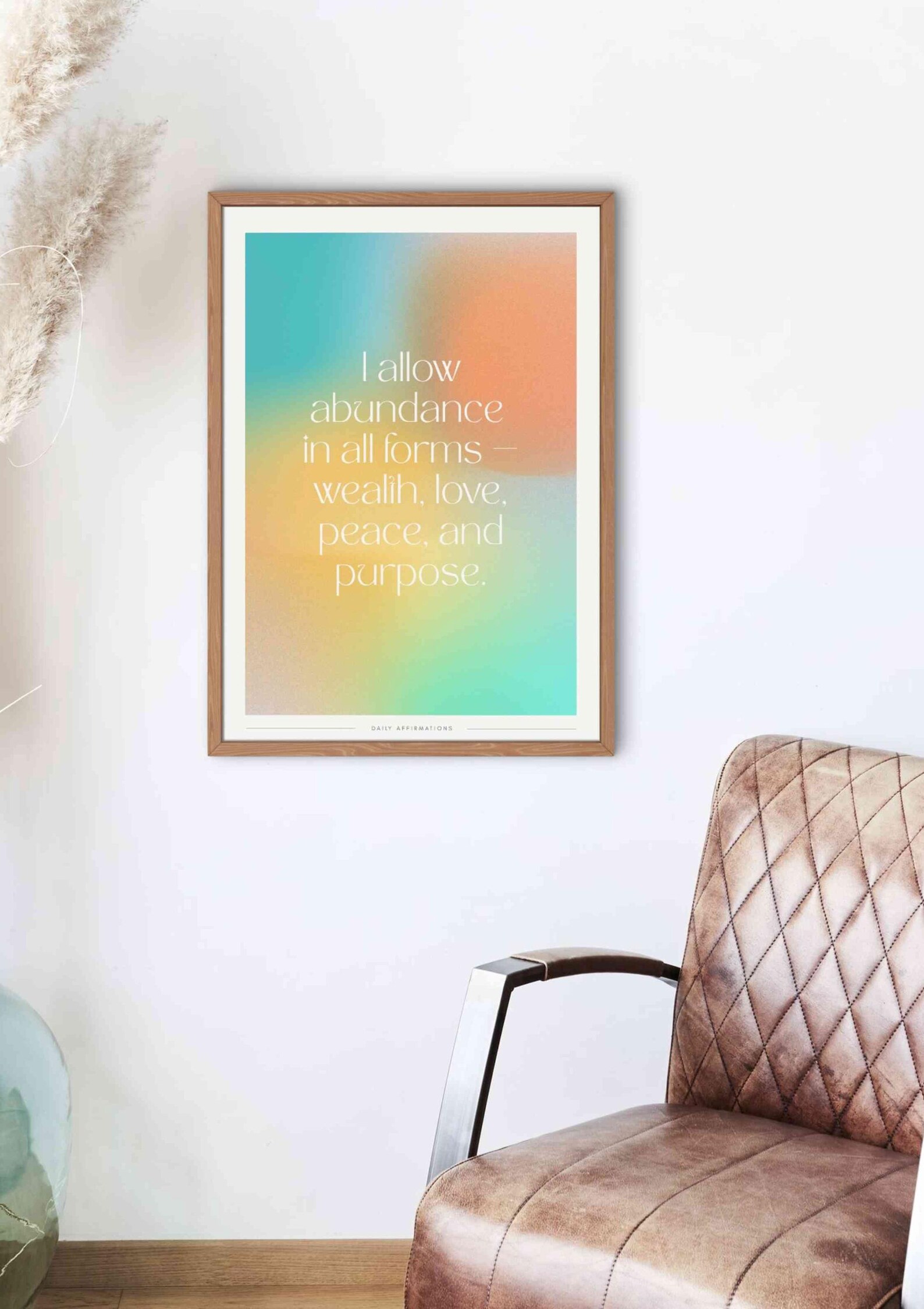 Daily Affirmations Printable • 4x Sizes Positive Affirmation Poster PDF ...