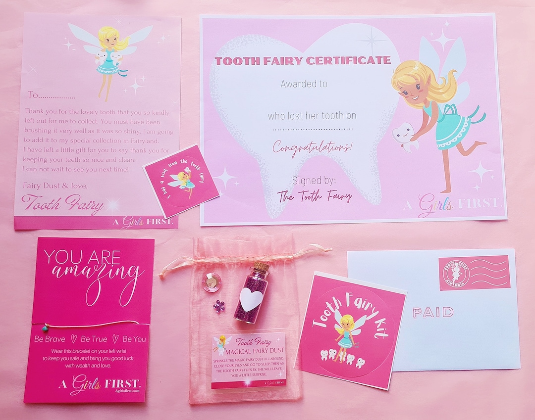 Tooth Fairy Gift Tooth Fairy Gift Set Tooth Fairy Gift for Girls Tooth ...