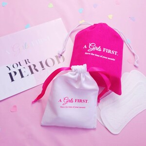 First Period Gift Box First Period Tracker With Sanitary Products Pick ...