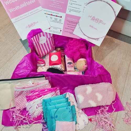 A Girls First Period Kit First Period Gift Menstrual Cycle | Etsy