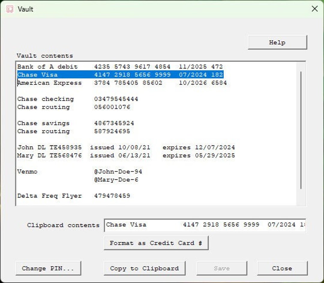 Personal Data Vault; Record, Organize & Access Private Data; Secure ...
