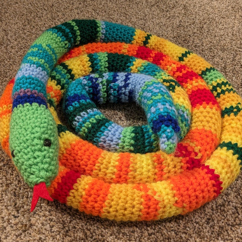 Crochet Snake - Etsy