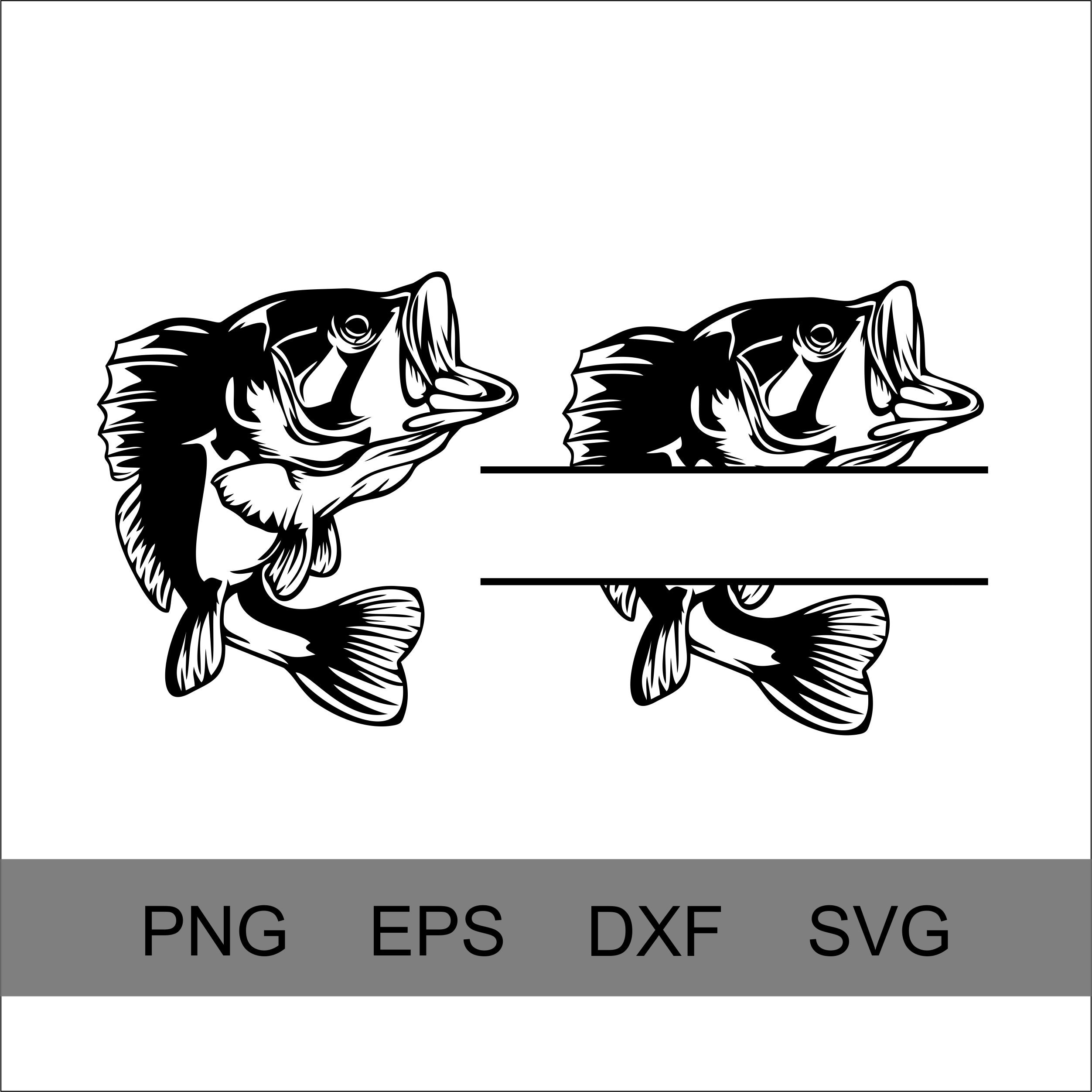 Fish Svg Fish Svg File Fish Clip Art Fish Dxf Fish Cut File By Zoya ...