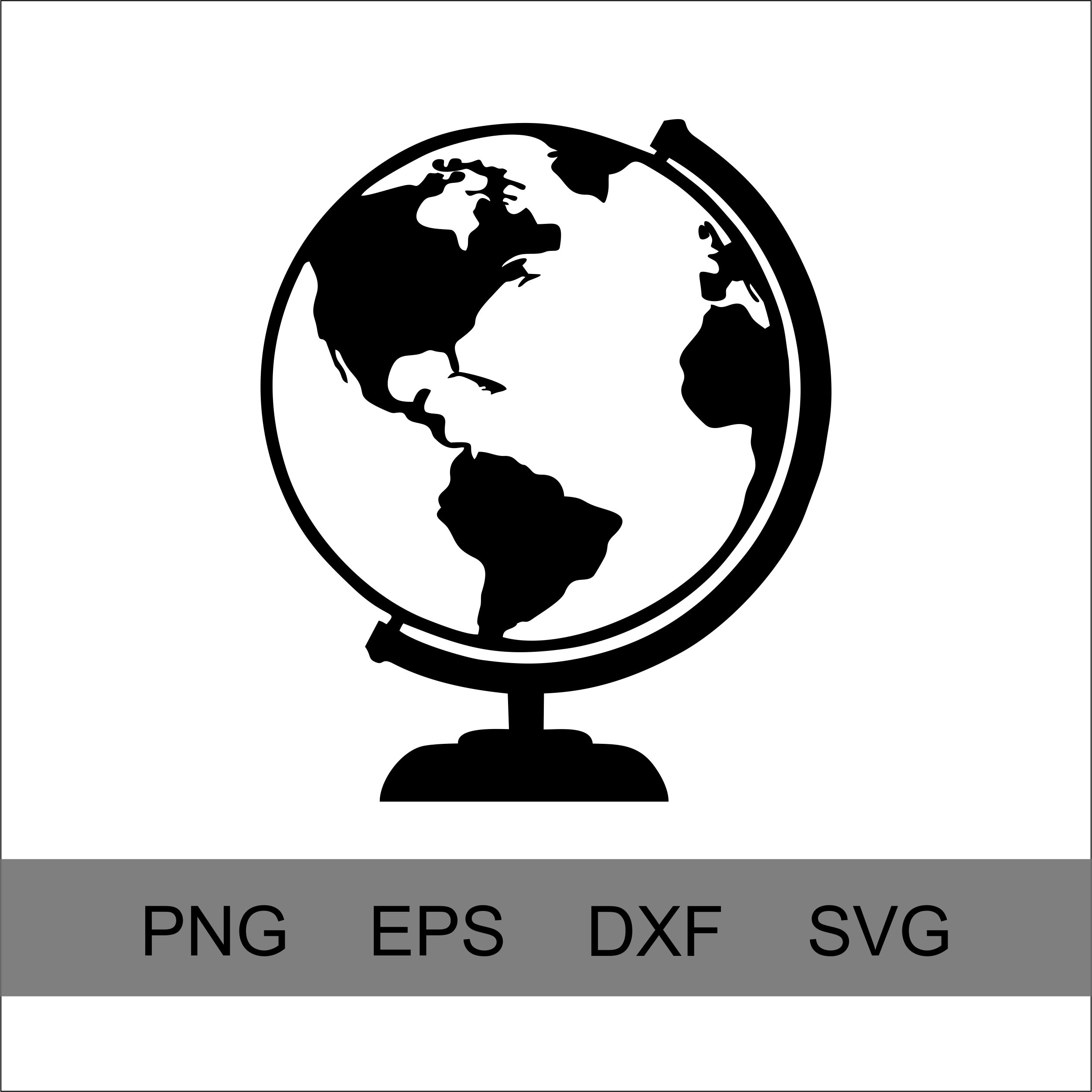 Globe Svg Planet Earth Dxf Earth Globe Png Cut Files World | Etsy