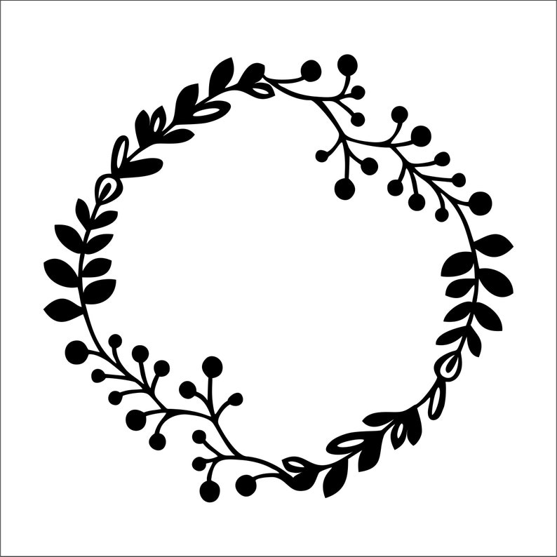 Circle frames svg Circle frames dxf laser cutting wedding | Etsy